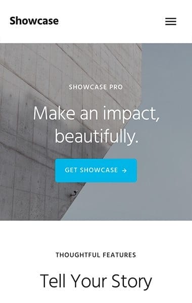 Showcase Pro Theme • GNU Elements